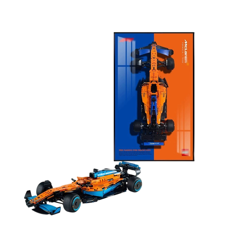 Wall Mount Frame – 42141 LEGO Technic Mclaren F1 – hub.brickscorner.com.au